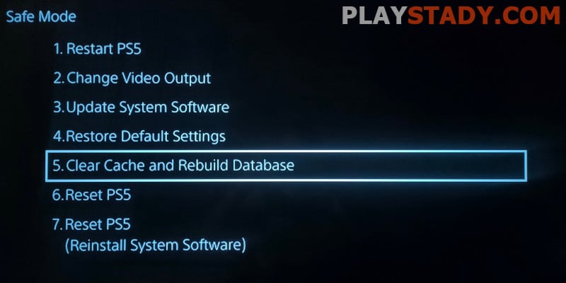 What Does Rebuild Database Do on PS5 and How to Reconstruct